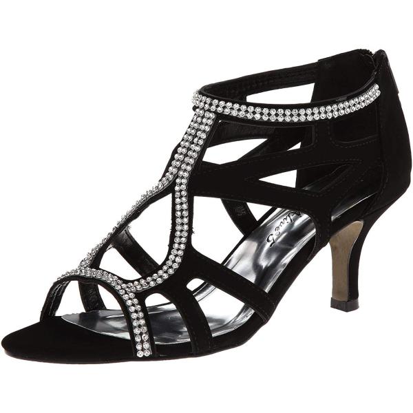 商品名: Easy Street レディース Flattery US サイズ: 11 E US カラー: ブラック Easy Street Women's, Flattery Dressy Evening Sandals Black 11 ...