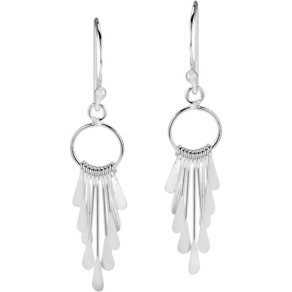 商品名カスケードRodsシャンデリアスタイル。925スターリングシルバーダングルイヤリングCascading Rods Chandelier Style .925 Sterling Silver Dangle Earringsブランド：Ae...