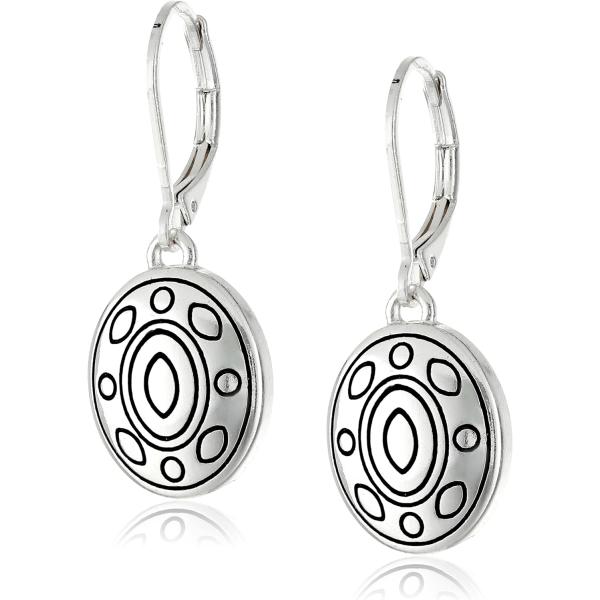 商品名[ネイピア]Napier ""Global Beat"" Silver-Tone Leverback Drop Earrings ジュエリー[並行輸入品]Napier Global Beat Silvertone Leverback ...