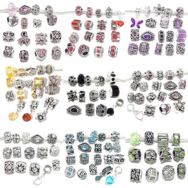 商品名Surprise Charms set of 50 Beards Silver Stater Charms Fits PANDORA Jewelry for European Snake Chain Braceletsブランド：ICY...