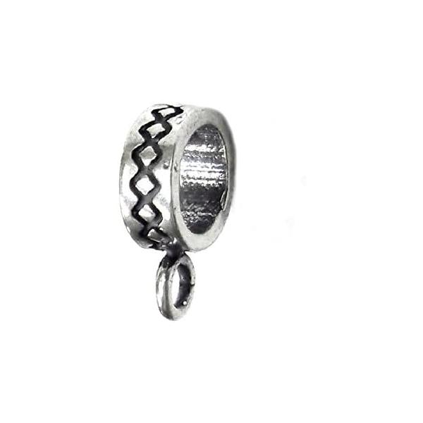 商品名Dreambell 2 pcs 925 Sterling Silver Bali Flower Pendant Charm Connector Bail for European Charm Braceletsブランド：Dreambe...