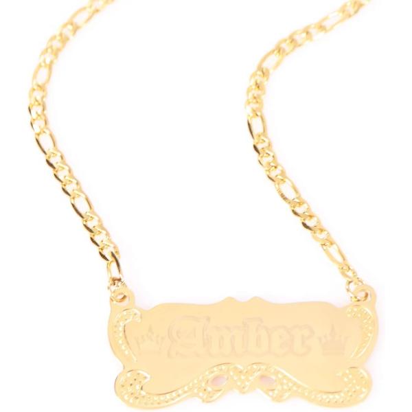 商品名18 Kゴールドプレートパーソナライズ名前ネックレス、カスタムMade Any NameTina&amp;Co 14k Gold Plate Personalized Name Necklace Custom Made Any Nam...