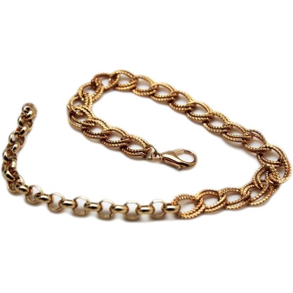 商品名TFJ レディース ウェスタンブーツチェーン ブリングブレスレット ゴールドメタル チャンキーシンク ダブルシューズチャームTrendyFashionJewelry TFJ Women Western Boot Chains Blin...