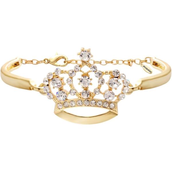 商品名NOUMANDA ファッションクリスタルクラウンブレスレット シンプルなジュエリー レディース, 7 5 inch, 金属NOUMANDA Fashion Crystal Crown Bracelets Simple Jewelry ...