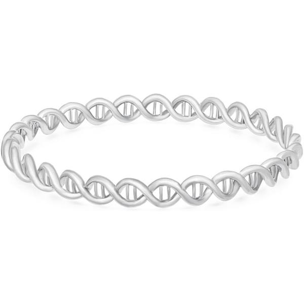 商品名noumanda Double Helix 3カラーシルバーとゴールドDNAブレスレットジュエリーレディースNOUMANDA Double Helix 3color Silver and Gold DNA Bracelet Jewel...