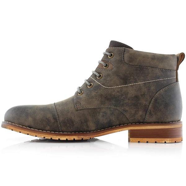 商品名: [Ferro Aldo] メンズ カラー: グレー Ferro Aldo Colin MFA806033 Men's Stylish Mid Top Boots for Work Or Casual Wear, Grey, 8.5...