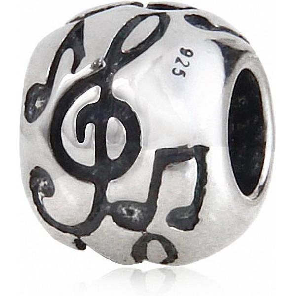 商品名Melody Music Noteチャーム925スターリングシルバーテーブルG音記号チャーム、チャームブレスレットABUN Melody Music Note Charm 925 Sterling Silver Table G Cle...