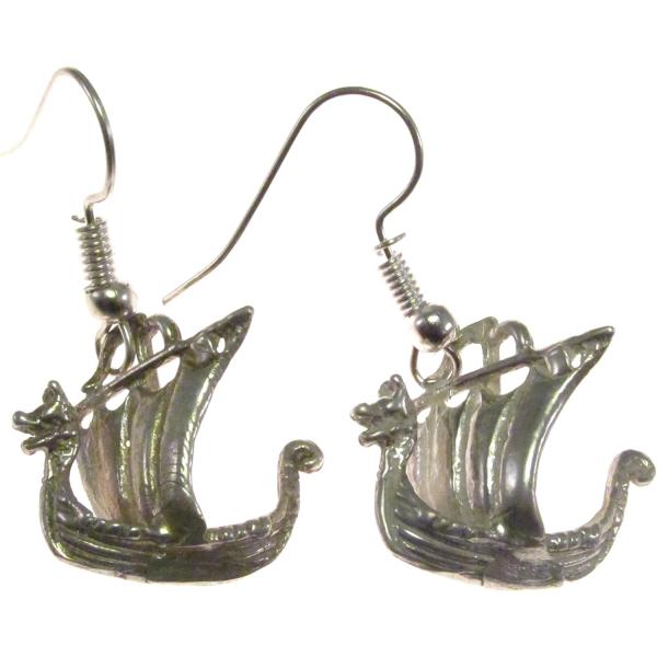 商品名スターリングシルバーViking ShipイヤリングSterling Silver Viking Ship Earringsブランド：Rocky Mountian Silver商品サイズ：商品番号：011色：Silver素材：Ster...