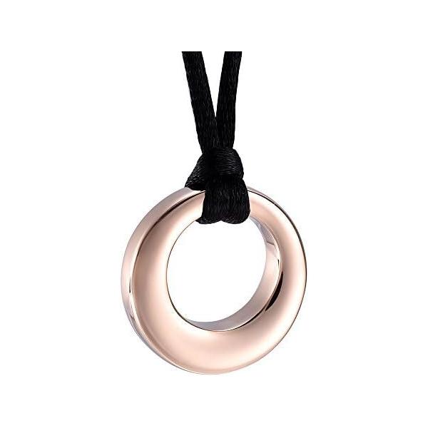 商品名Circle of Life Eternityアッシュ記念品UrnペンダントネックレスステンレススチールCremains UrnネックレスHearbeingt Cremation Jewelry Urn Necklace for As...