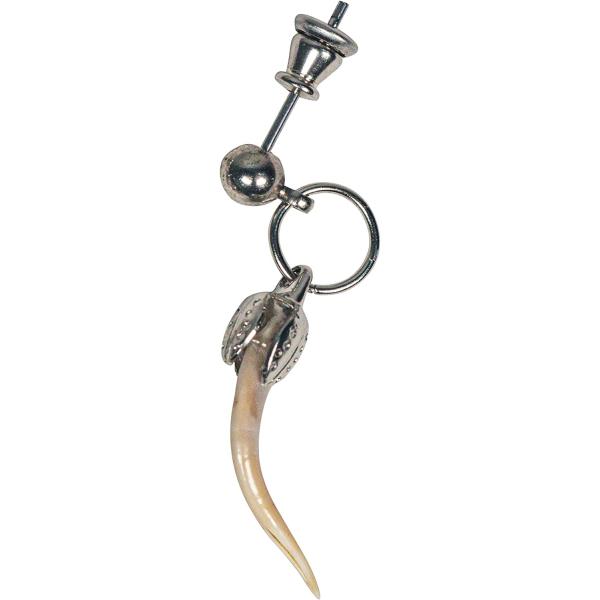 商品名1 Single Real Rattlesnake Fangイヤリング:シルバー1 single real Rattlesnake Fang Earring : Silver (598-J21-S)ブランド：Chichester In...