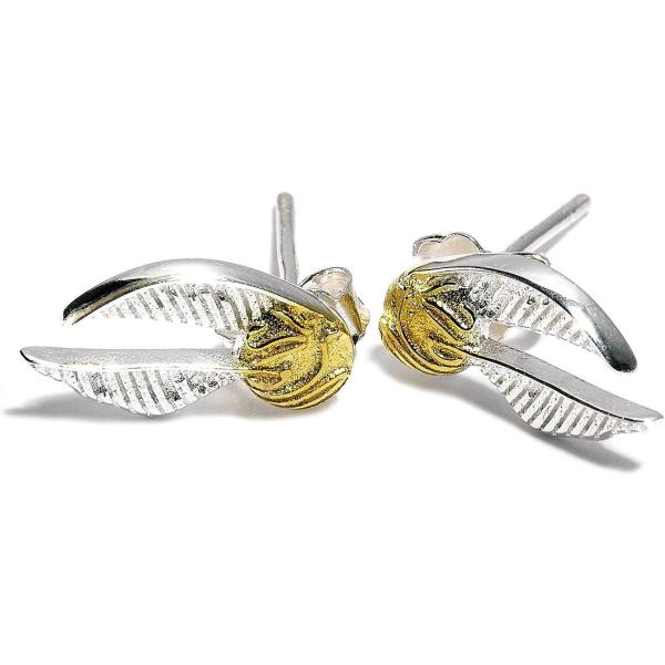 商品名Sterling Silver Golden Snitch Stud EarringsOfficial Sterling Silver Harry Potter Golden Snitch Stud Earrings- SE0004ブ...