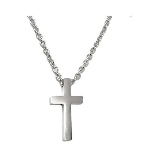 商品名Loralyn Designs スモールメンズシンプルステンレスクロスペンダントネックレス 18 20 22 24 30インチチェーンLoralyn Designs Small Mens Simple Stainless Steel ...