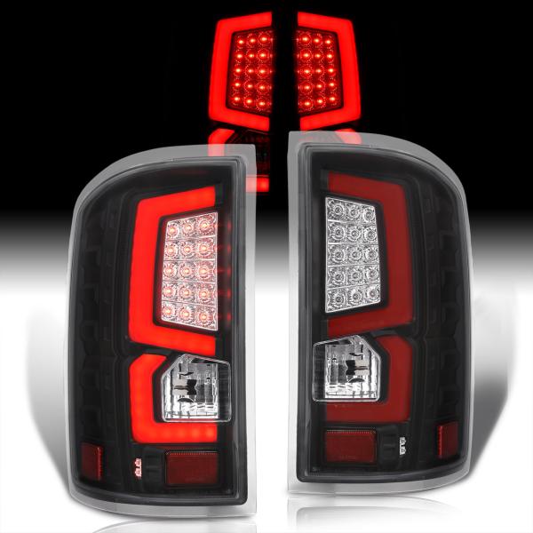 商品名: AJP ディストリビュータ GMCシエラチューブスタイルLEDテールブレーキストップライトランプ交換用アップグレード 2014 2015 2016 2017 14 15 16 17 TL-GM1-514-R-BC-AMA-L1_1...