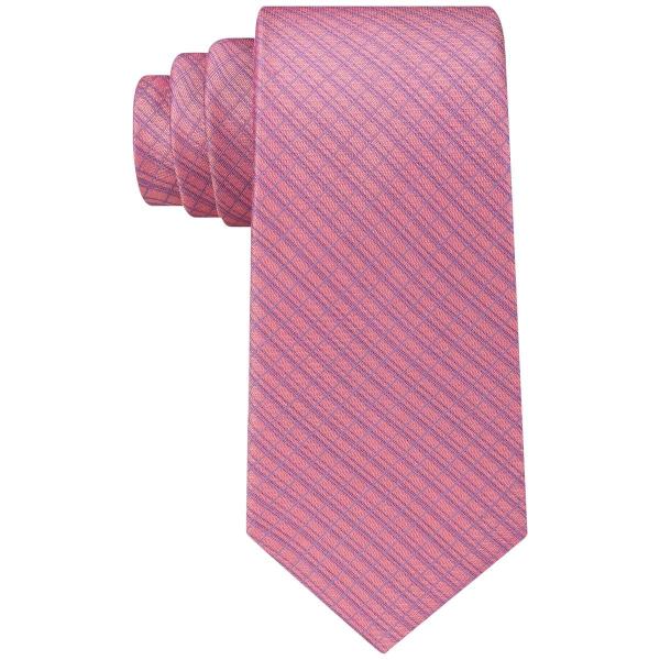 商品名: Kenneth Cole Reaction ACCESSORY メンズ US サイズ: One Size カラー: オレンジ Kenneth Cole Reaction Men's Veloutine Grid Tie (One ...