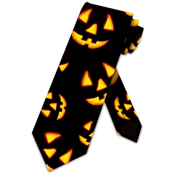 商品名: Three Rooker ハッピージャック・オ・ランタン ネクタイ メンズ ハロウィン パンプキンタイ Three Rooker Happy Jack-o-Lantern Necktie Mens Halloween Pumpki...