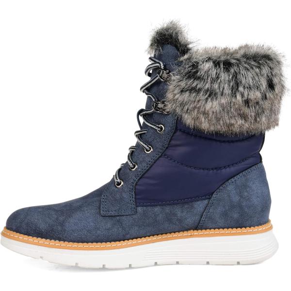 商品名[Brinley Co] レディース US サイズ: 8.5 M US カラー: ブルーBrinley Co. Womens Lined Lace-up Snow Boot Blue, 8.5 Regular USブランド：Brinl...