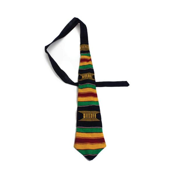 商品名: OMAQA ACCESSORY メンズ US サイズ: Medium カラー: イエロー OMAQA Ashanti Necktie: Kente African Print necktie 56" long | Men Fash...