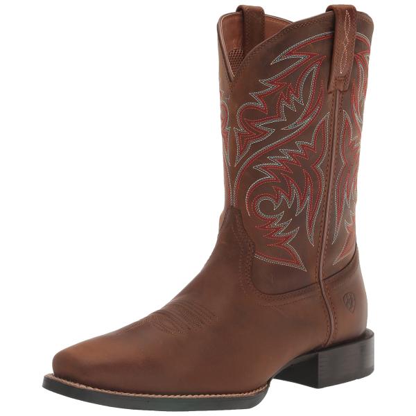 商品名: ARIAT メンズ スポーツ ハーズマン ウェスタンブーツ, パウダーブラウン。, 11.5 Wide Ariat Mens Sport Herdsman Western Boot Powder Brown 11.5 Wideブラ...