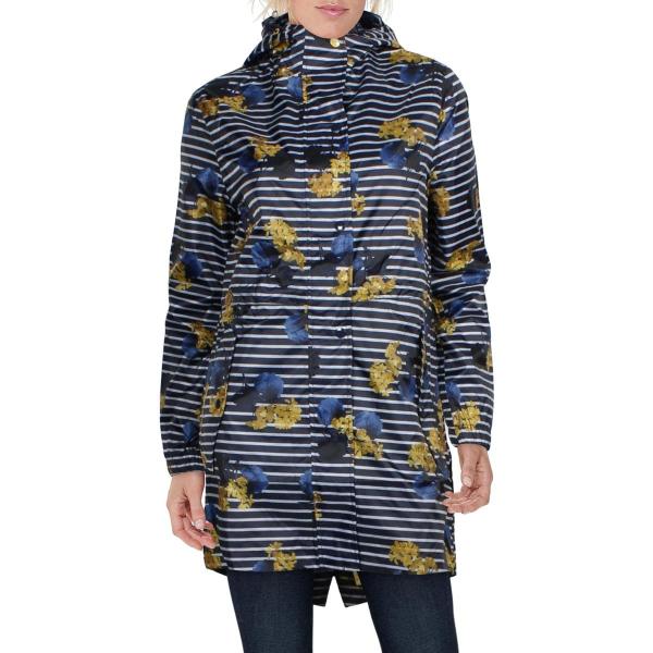 商品名: Joules OUTERWEAR レディース US サイズ: 4 Joules Womens Golightly Waterproof Cold Weather Packable Rain Coat Navy 4ブランド: Jou...