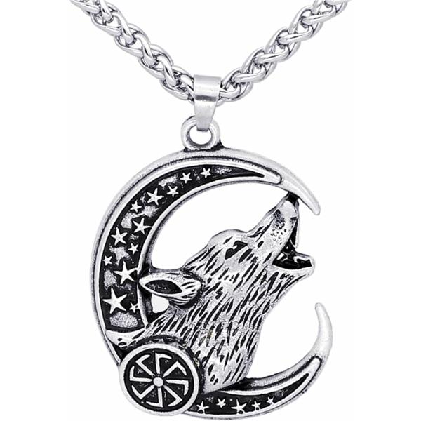 商品名URDEAR 北欧バイキング アミュレット ネックレス 北欧 バイキング ルーン タリスマン ペンダント バイキング ネックレス ジュエリー ギフト メンズ レディース, one size, 亜鉛合金, 宝石なし。Leprato Vi...