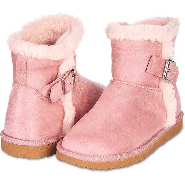 商品名Floopi Warm Winter Boots for Women- Classic Mid-Calf Cut, Eco-Friendly Suede Exterior, Faux Fur- Plush Interior- Anti...