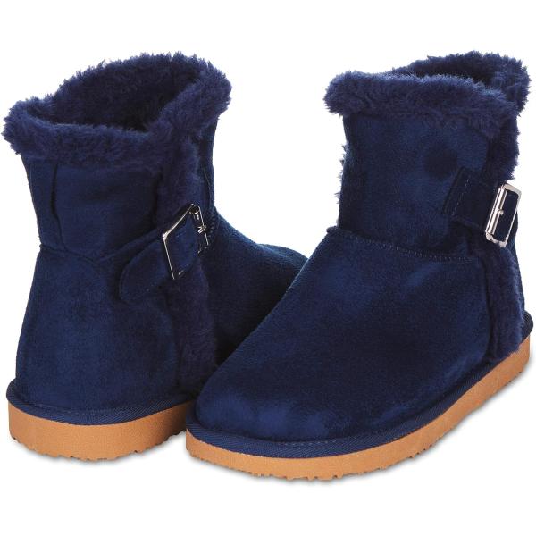 商品名Floopi Warm Winter Boots for Women- Classic Mid-Calf Cut, Eco-Friendly Suede Exterior, Faux Fur- Plush Interior- Anti...