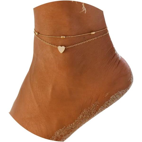 商品名Fesciory レディース アンクレット 調節可能 ビーチアンクルチェーン ゴールド合金 フットチェーンブレスレット ジュエリーギフトFesciory Women Anklet Adjustable Beach Ankle Chai...