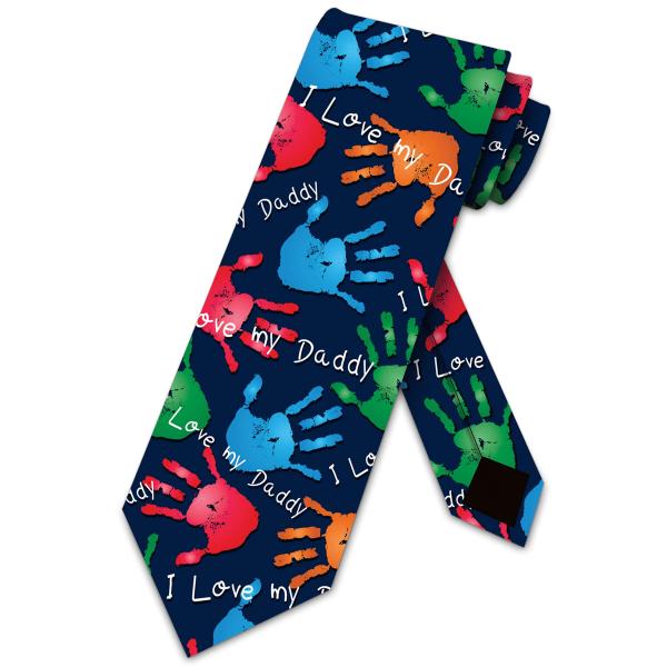 商品名:  Three Rooker Fathers Day Ties Mens I love my Daddy Necktieブランド: Three Rooker商品サイズ: One Size商品番号: 501934色: Navy素材: ...