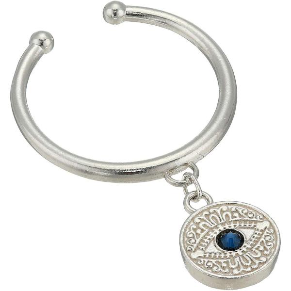 商品名Alex and Ani Path of Symbols Adjustable Ring for Women, Evil Eye Charm, .925 Sterling Silver, Fits Ring Sizes 6 to 9ブ...