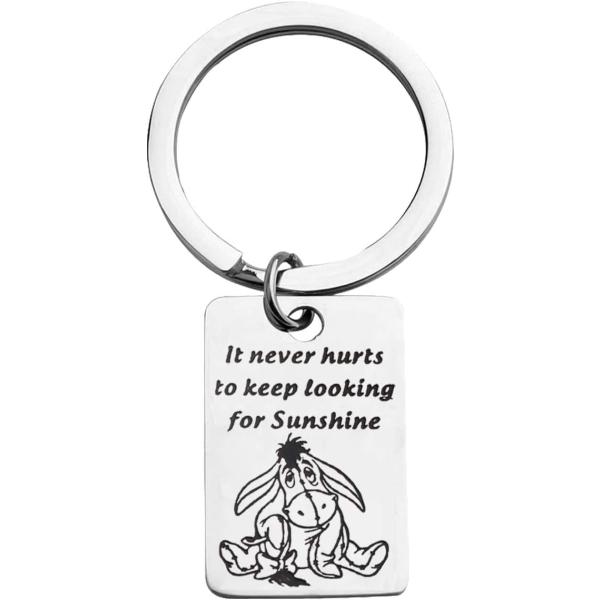 商品名KUIYAI It Never Hurts to Keep Looking for Sunshine ブレスレット イーヨア 引用句 ブレスレット インスピレーション ギフトKUIYAI It Never Hurts to Keep ...