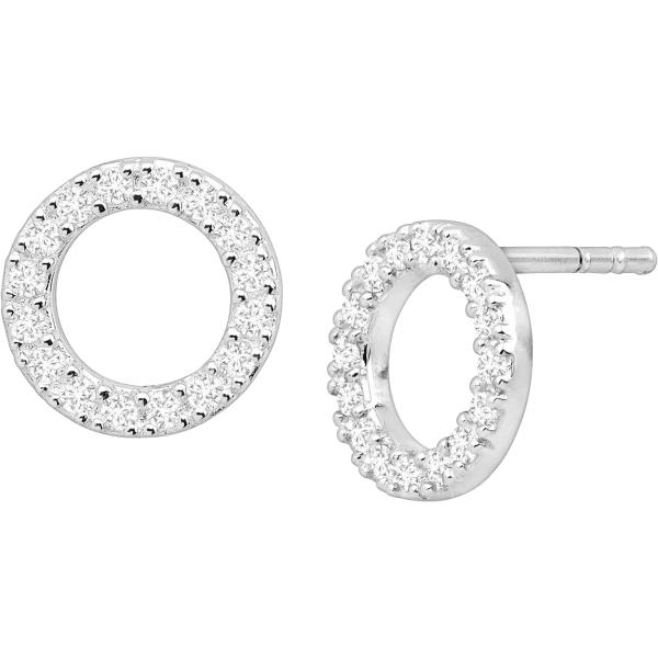 商品名Silpada 'Brillante' キュービックジルコニア サークルスタッドピアス スターリングシルバーSilpada 'Brillante' Cubic Zirconia Stud Earrings in Sterling Si...