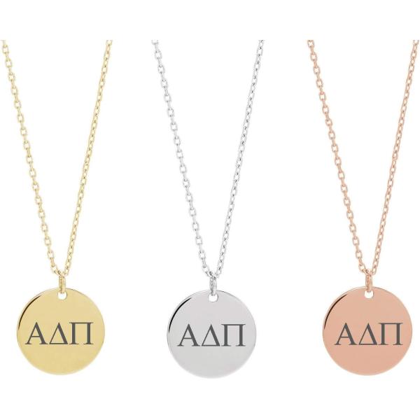 商品名Dainty Alpha Delta Pi ソロリティー ジュエリー ドロップネックレス ソロリティー ラバリア ネックレスDainty Alpha Delta Pi Necklace Sorority Jewelry Drop Ne...
