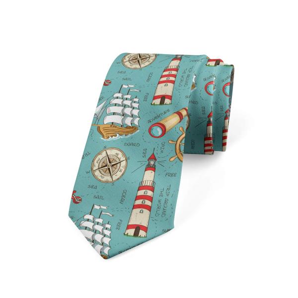 商品名:  Lunarable Necktie, Sailing Theme Ship Boat, Dress Tie, 3.7", Multicolorブランド: Lunarable商品サイズ: 3.7"高さ: 1.27cm横幅: 9.3...