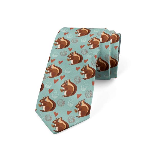 商品名:  Lunarable Men's Tie, Squirrels Nuts Cupcakes, Necktie, 3.7", Almond Green Brownブランド: Lunarable商品サイズ: 3.7"高さ: 1.27c...