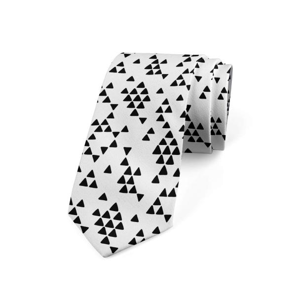 商品名:  Lunarable Men's Tie, Tribal Triangle Print, Necktie, 3.7", Black and Whiteブランド: Lunarable商品サイズ: 3.7"高さ: 1.27cm横幅: ...