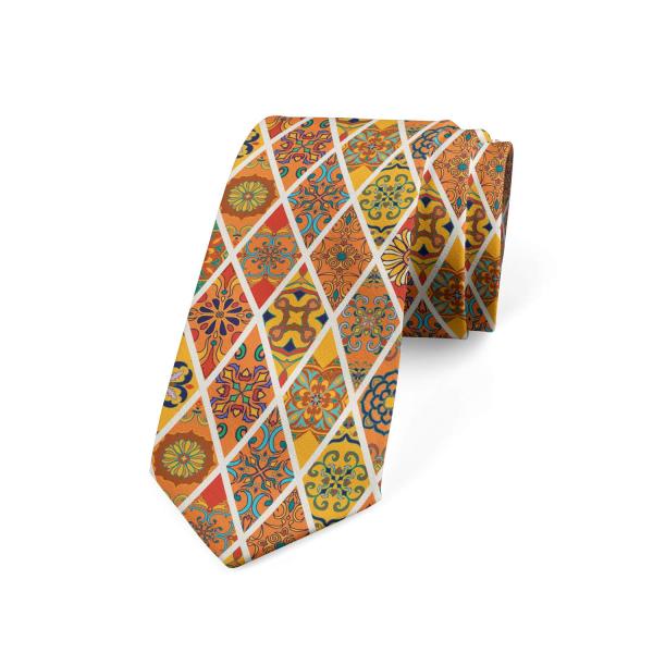 商品名:  Lunarable Men's Tie, Azulejo Talavera Traditional, Necktie, 3.7", Multicolorブランド: Lunarable商品サイズ: 3.7"高さ: 1.27cm横幅...