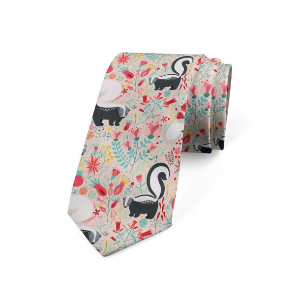 商品名:  Lunarable Men's Tie, Skunks in Botanical Garden, Necktie, 3.7", Multicolorブランド: Lunarable商品サイズ: 3.7"高さ: 1.27cm横幅: ...