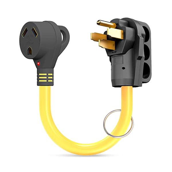 商品名: Journeyman-Pro 50 Amp Male to 30 Amp Female Dogbone Adapter RV Electrical Power Plug Converter Cord Cable with LED ...