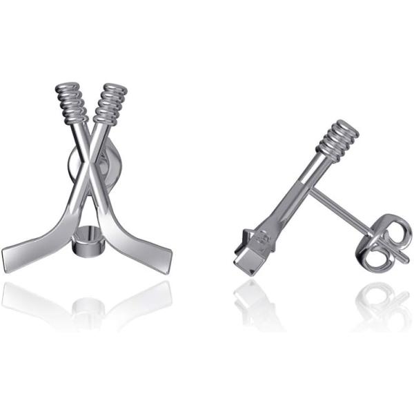 商品名Dayna Designs ホッケーポストイヤリング - シルバー - スターリングシルバー ジュエリー S レディース/ガールズ用Hockey Post Earringsブランド：Dayna Designs商品サイズ：高さ：0.1 ...