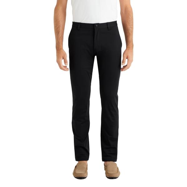 商品名: Rhone メンズ 通勤用 快適ストレッチ ストレートレッグ フラットフロントパンツ US サイズ: 32 カラー: ブラック Rhone Commuter Men's Pants, Classic-Fit Mens Dress ...