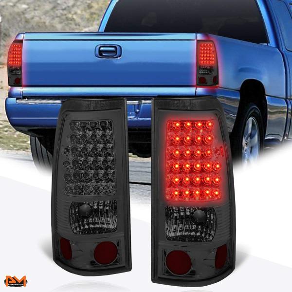 商品名:  PM PERFORMOTOR Full LED Tail Lights Brake Lamps Assembly Compatible with 99-03 Chevy Silverado/GMC Sierra,Chrome H...
