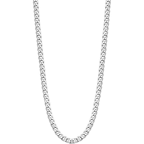 商品名ステンレススチールチェーン メンズ キューバカーブリンクチェーン ネックレス レディース ボーイズ ジュエリー, 32 Inches, ステンレス鋼, 宝石なしChains for Men Stainless Steel Curb C...