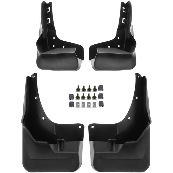 商品名: A-Premium 4ピース スプラッシュガード マッドフラップ (W166シリーズ) メルセデスベンツ GLEクラス GLE350 GLE400 GLE500 GLE550 GLE63 AMG 2016-2018 (ランニングボ...