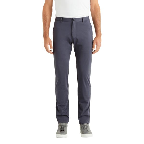 商品名: Rhone メンズ 通勤用 快適ストレッチ ストレートレッグ フラットフロントパンツ US サイズ: 28 カラー: グレー Rhone Commuter Men's Pants, Classic-Fit Mens Dress P...