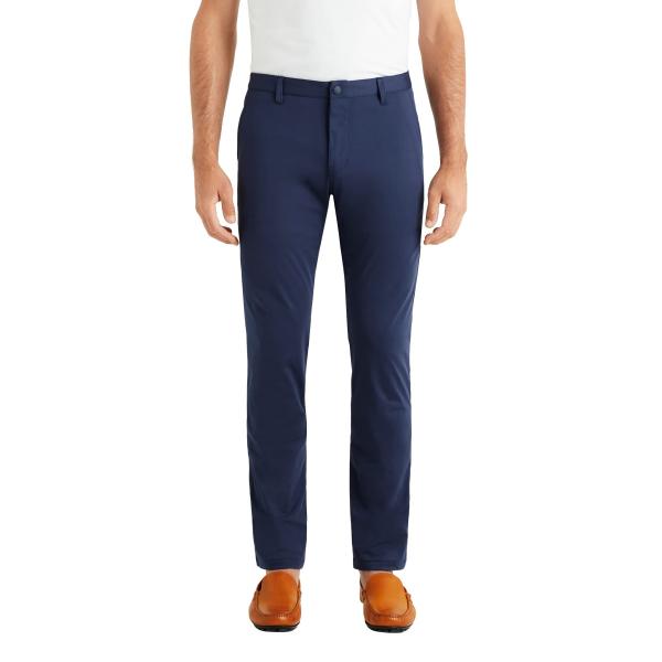商品名: Rhone メンズ 通勤用 快適ストレッチ ストレートレッグ フラットフロントパンツ US サイズ: 28 カラー: ブルー Rhone Commuter Men's Pants, Classic-Fit Mens Dress P...