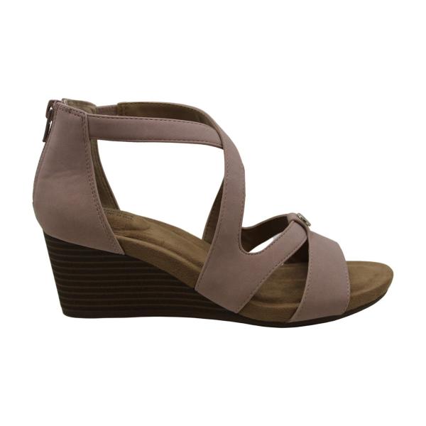 商品名: [Giani Bernini] レディース カムデンレザー オープントゥ カジュアルプラットフォーム US サイズ: 10 カラー: ピンク Giani Bernini Womens Camdenn Faux Leather We...