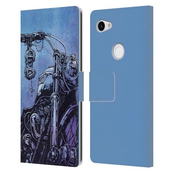 商品名:  Head Case Designs Officially Licensed David Lozeau Motorcycle Skeleton Grunge Leather Book Wallet Case Cover Compa...