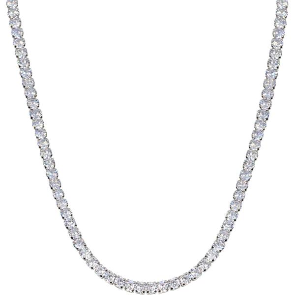 商品名Savlano 18K ゴールドメッキ キュービックジルコニア ラウンド 4mm クラシック テニス 18インチ チェーンネックレス レディース ガールズ メンズ ギフトボックス付き, 水晶, キュービックジルコニアSavlano 1...