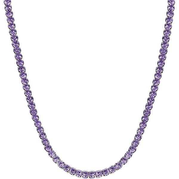 商品名Savlano 18Kゴールドメッキ キュービックジルコニア ラウンド 4mm クラシック テニス 18インチ チェーンネックレス レディース ガールズ メンズ ギフトボックス付き, 水晶, キュービックジルコニアSavlano 18...