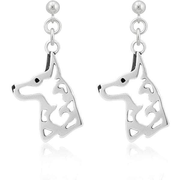 商品名Sterling Silver Belgian Malinois Earrings, Headブランド：Dazzling Paws Jewelry商品サイズ：高さ：2.5 cm横幅：17.8 cm奥行：20.3 cm重量：3629 g...